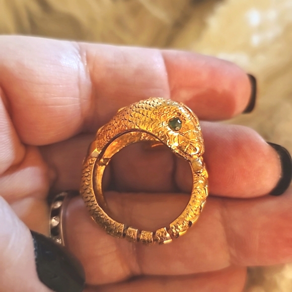Monet | Jewelry | Vintage Rare Signed Monet Snake Ring | Poshmark